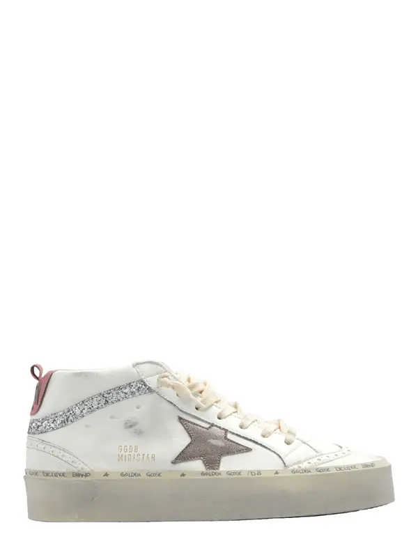 GOLDEN GOOSE Mid Star Sneakers - White