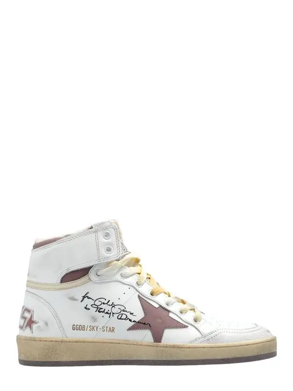 GOLDEN GOOSE Star-patch Trainers - White