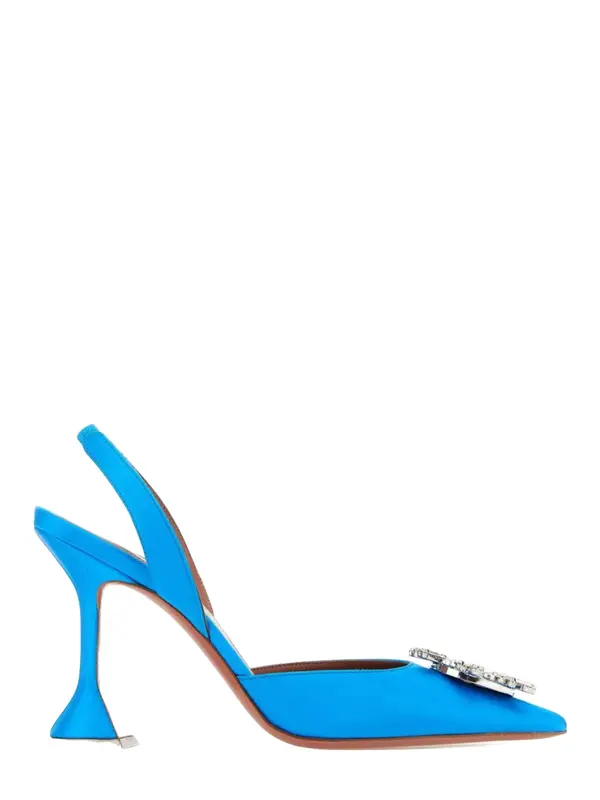 Amina Muaddi Begum 95mm Pumps - Blue
