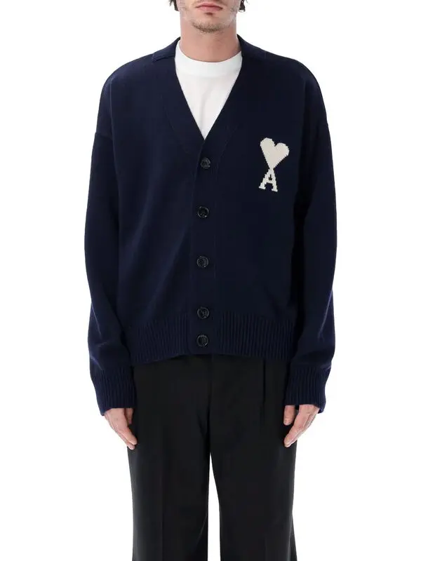 Ami De Cœur Cardigan - Navy White