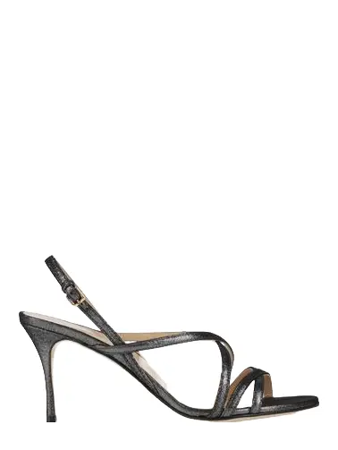 SERGIO ROSSI Ankle Strap Sandals - Grey
