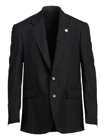 LARDINI Blazer Size Wool - Black