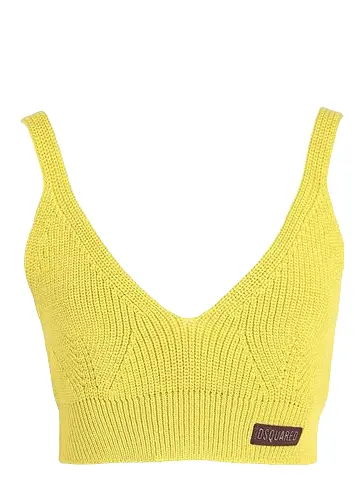 Dsquared2 Knit Crop Top - Green