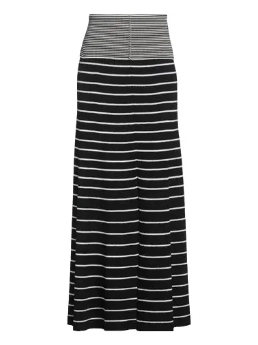 Giorgio Armani Maxi Flared Skirt - Black