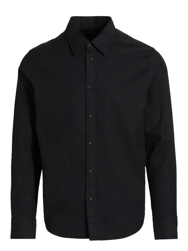 Rag & Bone Tomlin Cotton Button-front Shirt - Black
