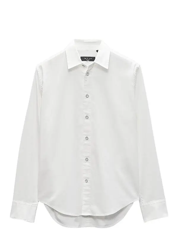 Rag & Bone Tomlin Cotton Button-front Shirt - White
