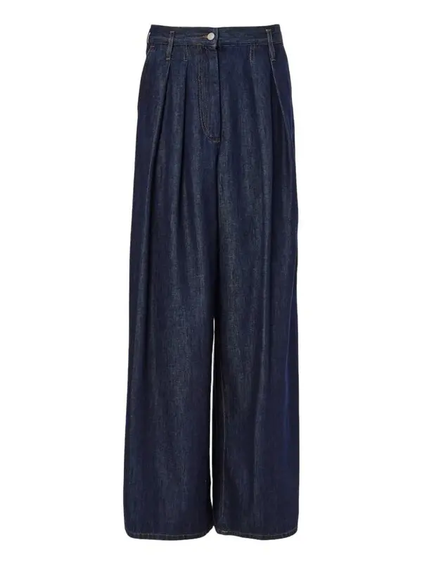 Dries Van Noten High-rise Wide-leg Jeans - Blue