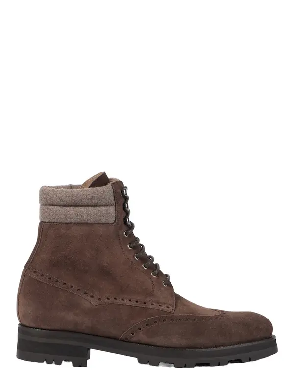 Manolo Blahnik Sapele Lace-up Boots - Brown