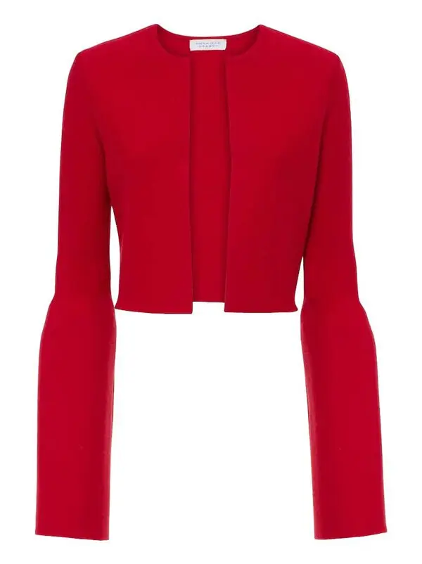Gabriela Hearst Katlin Cropped Jacket - Red