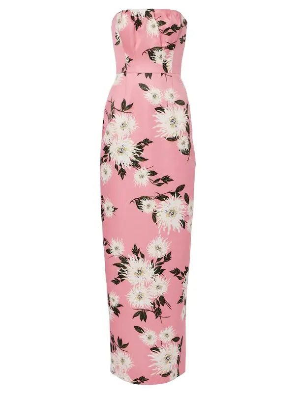 EMILIA WICKSTEAD Emine Floral Gown - Pink