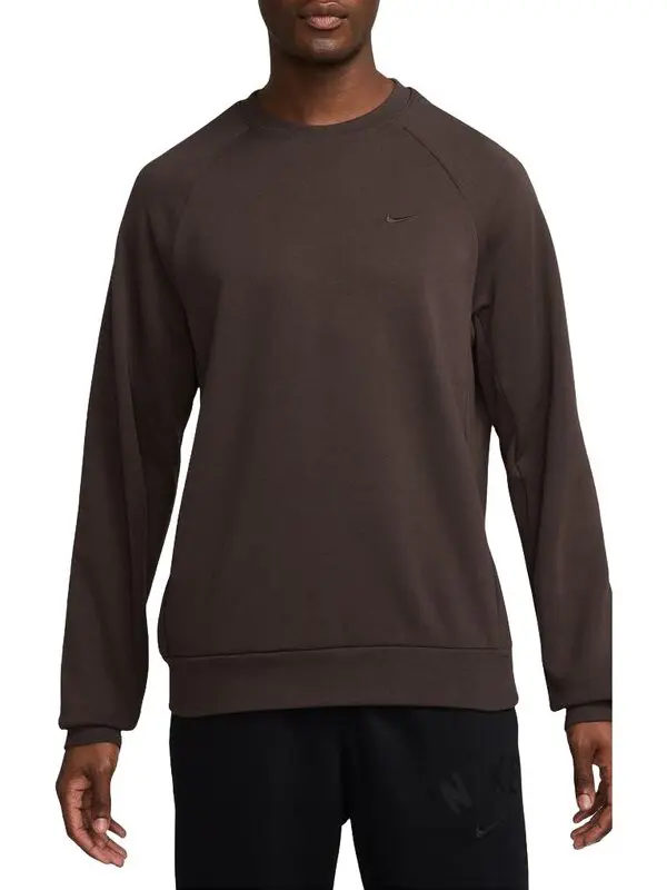 Nike Dri-fit Primary Sweatshirt - 237 Baroque Brown/baroque Brown