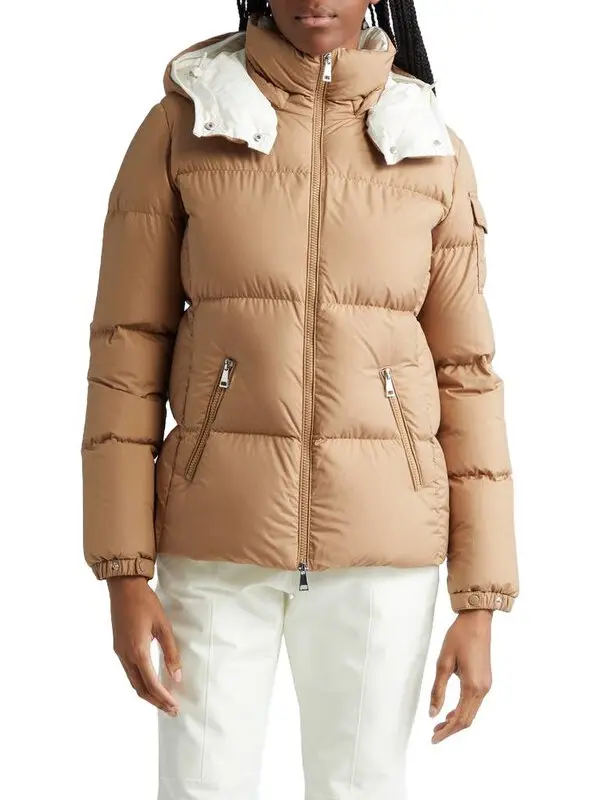 Moncler Fourmines Down Puffer Jacket - Light Beige