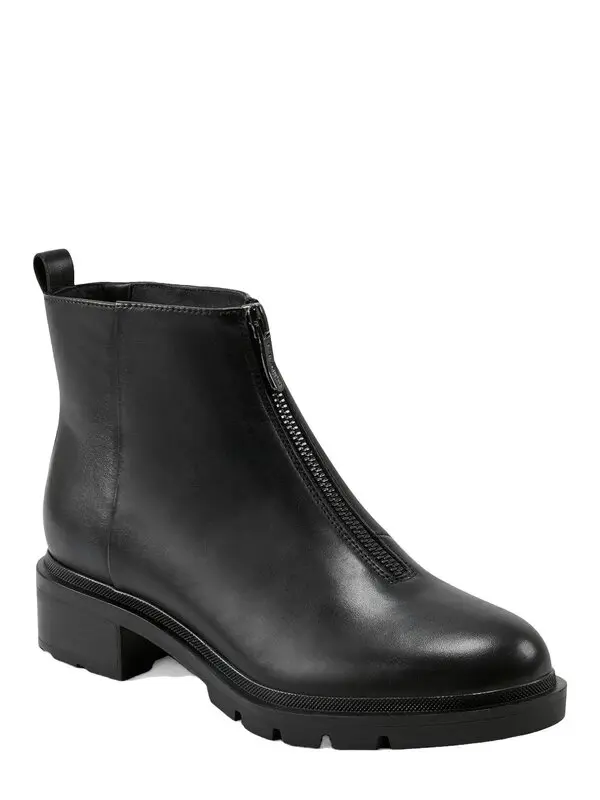 Easy Spirit Vasso Zip-up Bootie - Black