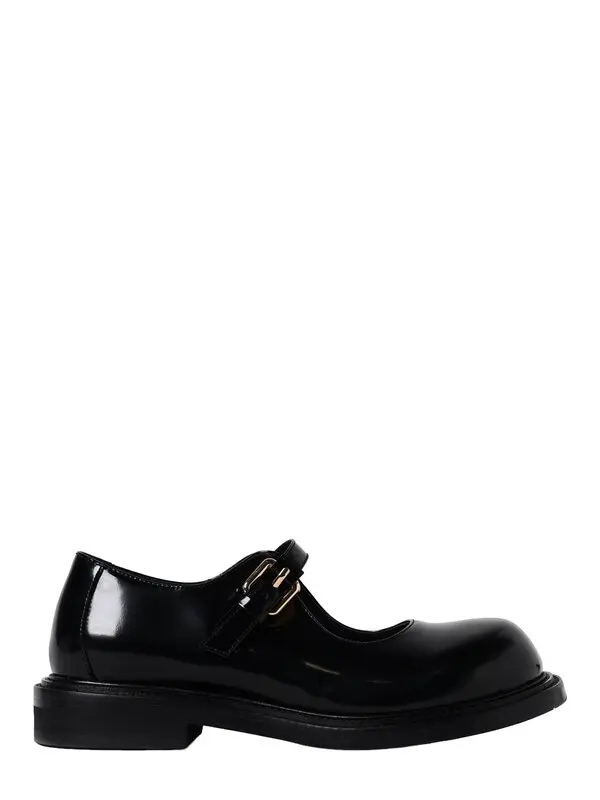 Moschino Loafer With Buckle Detailing - Black