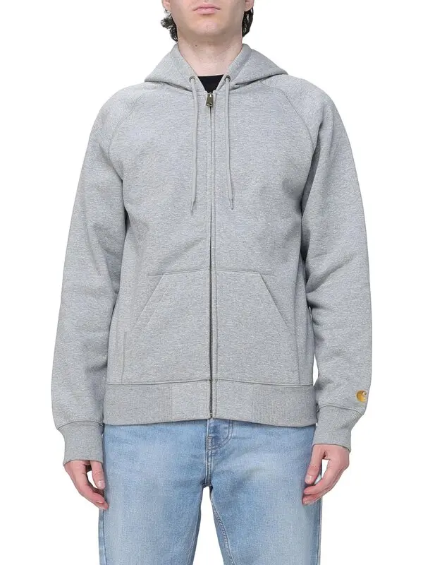 Carhartt Work In Progress Full Zip Hoodie - Grey