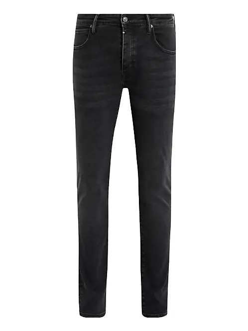ALLSAINTS Sid Skinny-leg Stretch-denim Jeans - Washed Black
