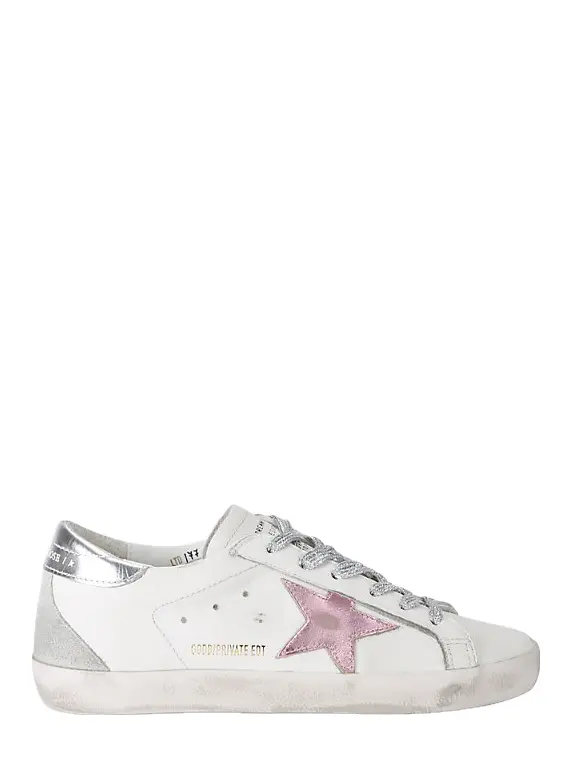 GOLDEN GOOSE Superstar Exclusive2 Leather Low-top Trainers - White/comb
