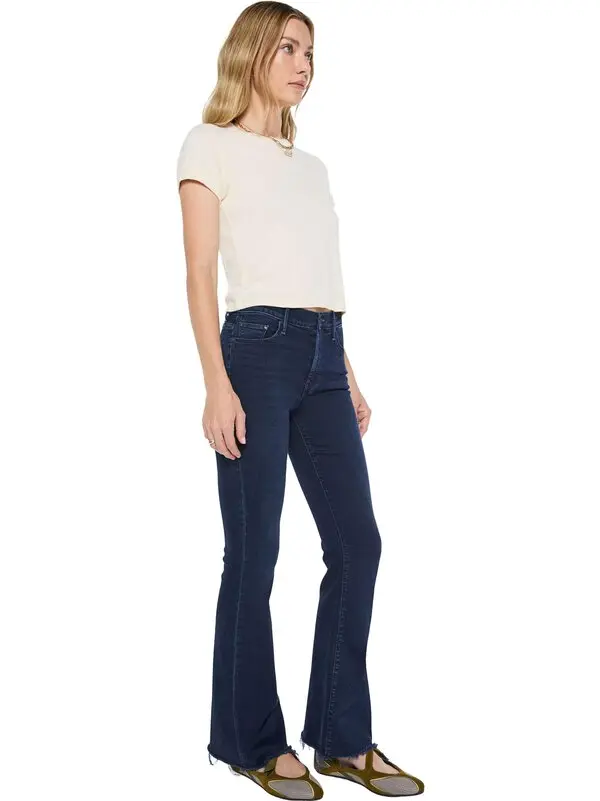MOTHER The Weekender Fray Jeans - Blue