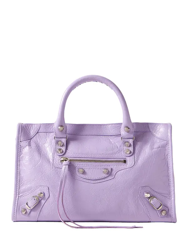 Balenciaga Le City Small Tote - Purple