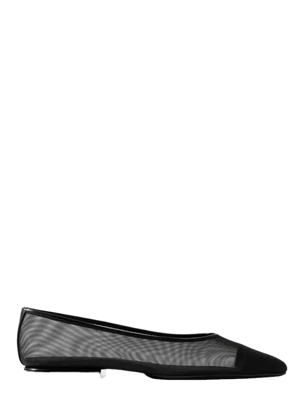 Loro Piana Primula Point-toe Flats - Black