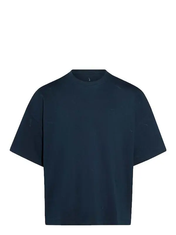 Jacquemus X Nike Logo T-shirt - Dark Navy Blue