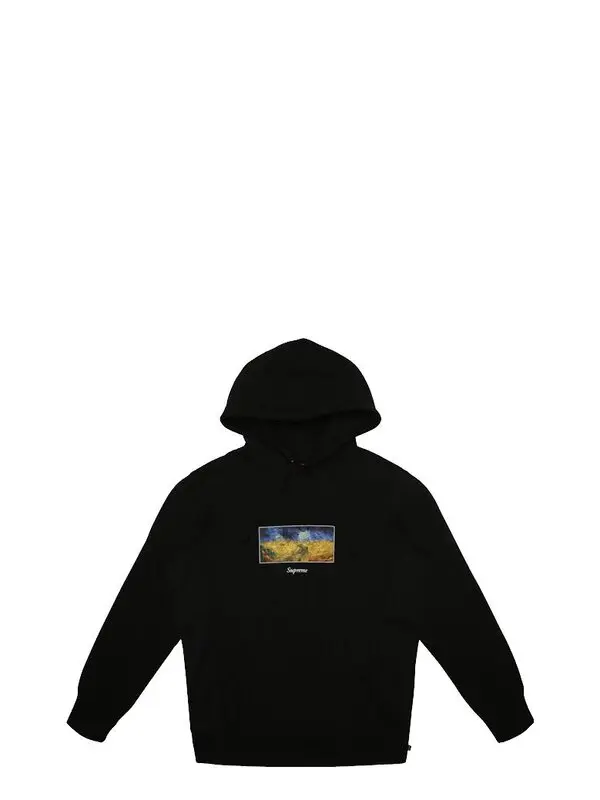 Supreme Field Hooded Sweatshirt - Black