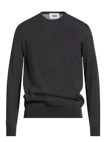Alpha Studio Light Cotton Sweater - Grey