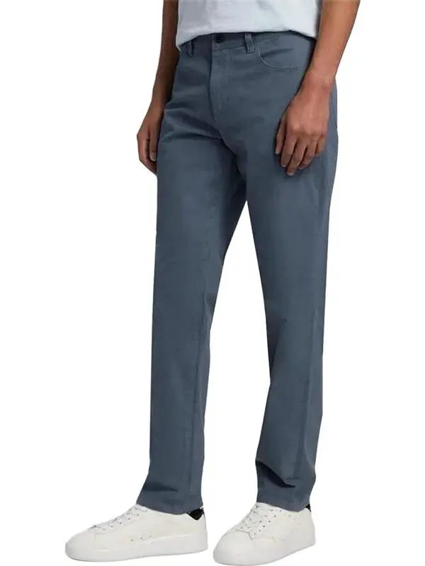 Vince Dylan Peached Cotton 5-pocket Pants - Blue
