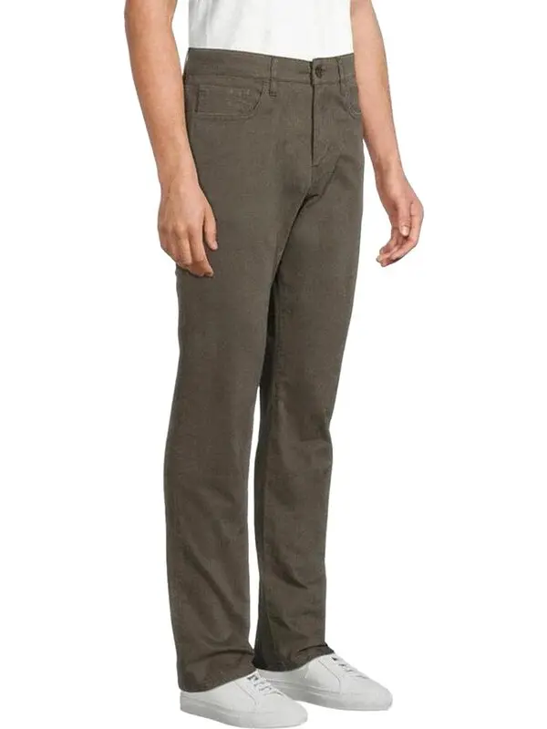 Vince Dylan Peached Cotton 5-pocket Pants - Frog