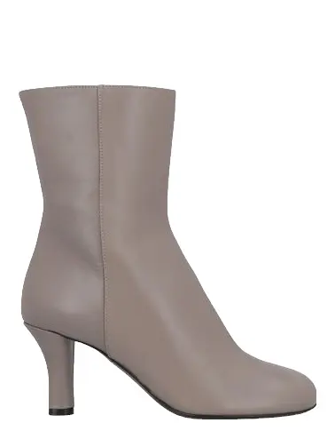 Emporio Armani Leather Ankle Boots - Grey