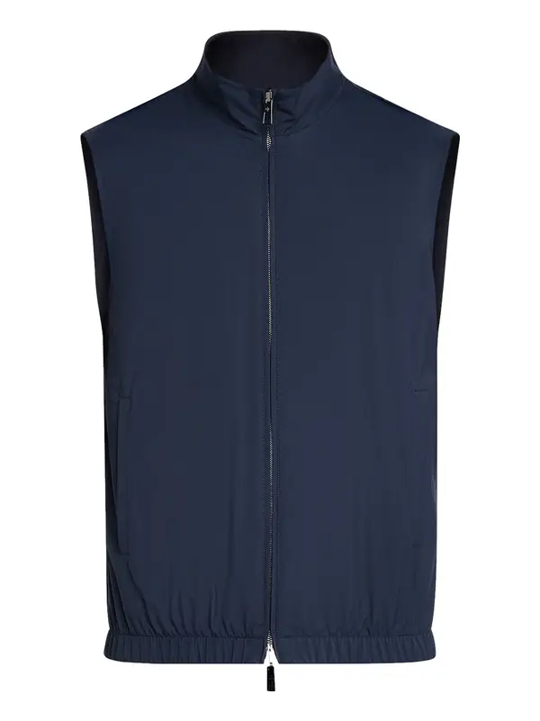 Loro Piana Windmate Reversible Vest - Blue/navy