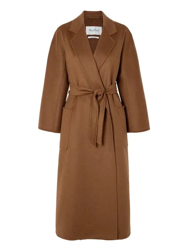 Max Mara Ludmilla Belted Cashmere Coat - Brown
