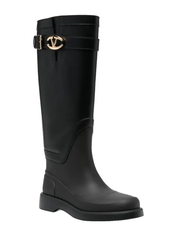 Valentino Garavani 35mm Vlogo The Bold Edition Boots - Black