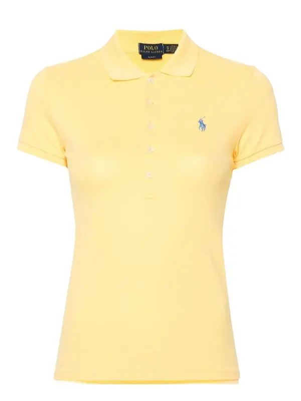 Polo Ralph Lauren Polo Pony-embroidered Polo Shirt - Yellow