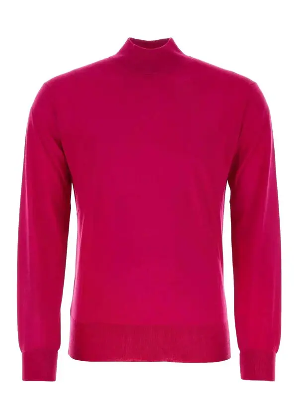 PT TORINO Ribbed Virgin Wool Sweater - Pink