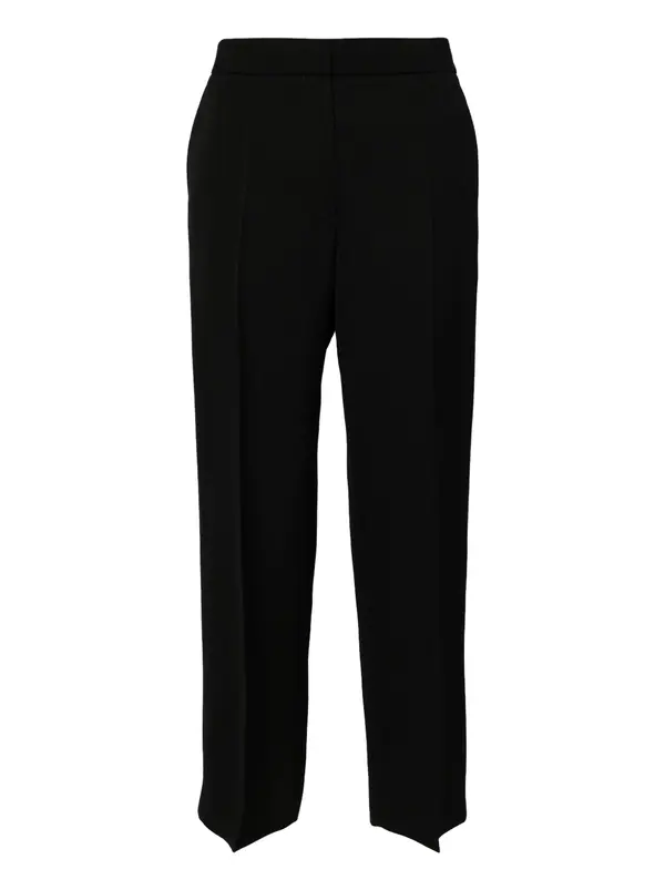 JIL SANDER Straight-leg High-waist Trousers - Black
