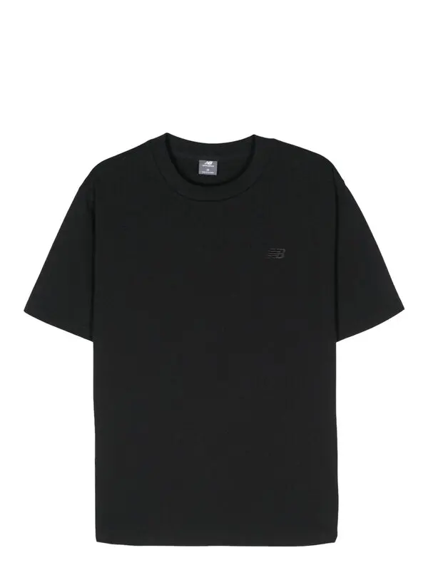 NEW BALANCE Athletics Cotton T-shirt - Black