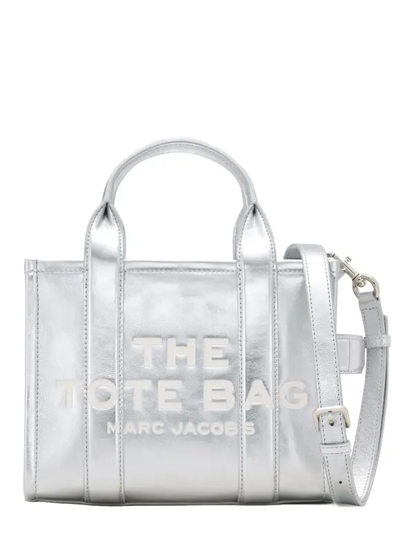 Marc Jacobs Small Metallic Tote Bag - Silver