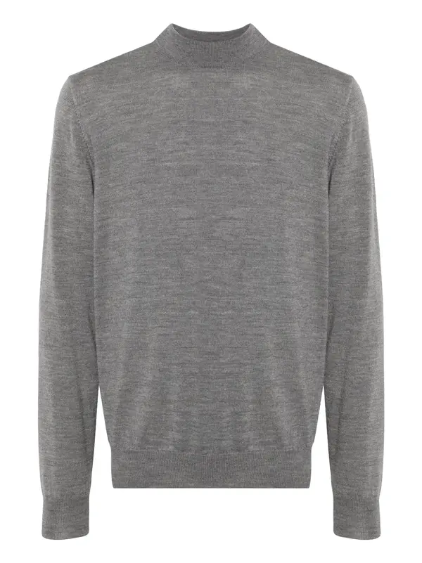 J. Lindeberg Korman Merino Wool Sweater - Grey