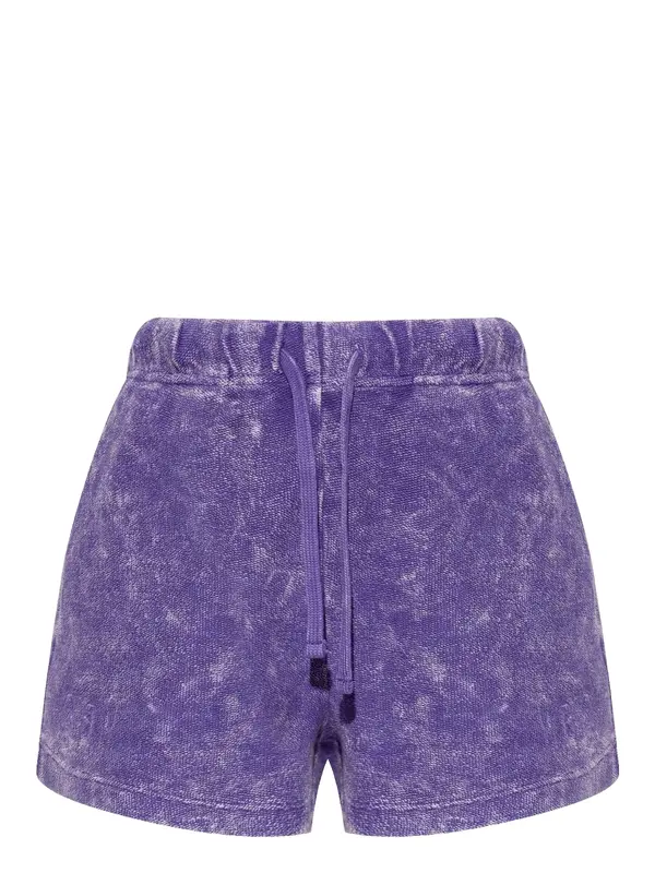IRO PARIS Judez Tie-dye Shorts - Purple
