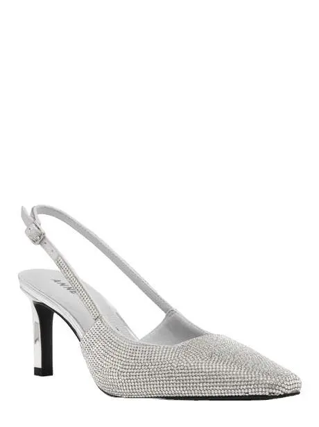 Anne Klein Rosel Slingback Pump - Silver Crystal