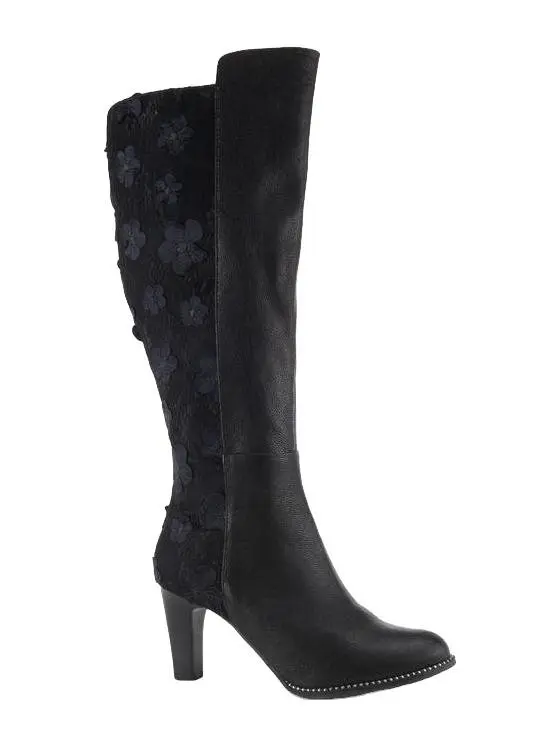 SPRING STEP SHOES Rozena Knee High Boot - Black Multi