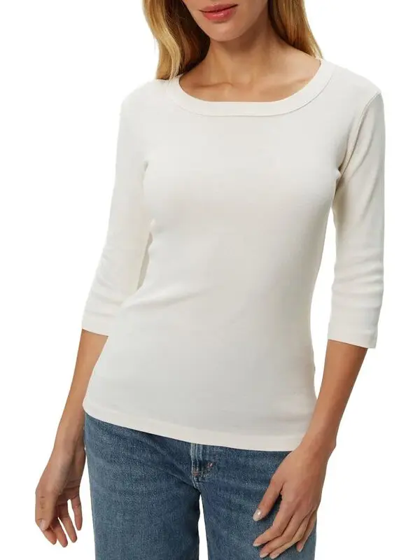 Michael Stars Basic Band Crewneck T-shirt - Chalk