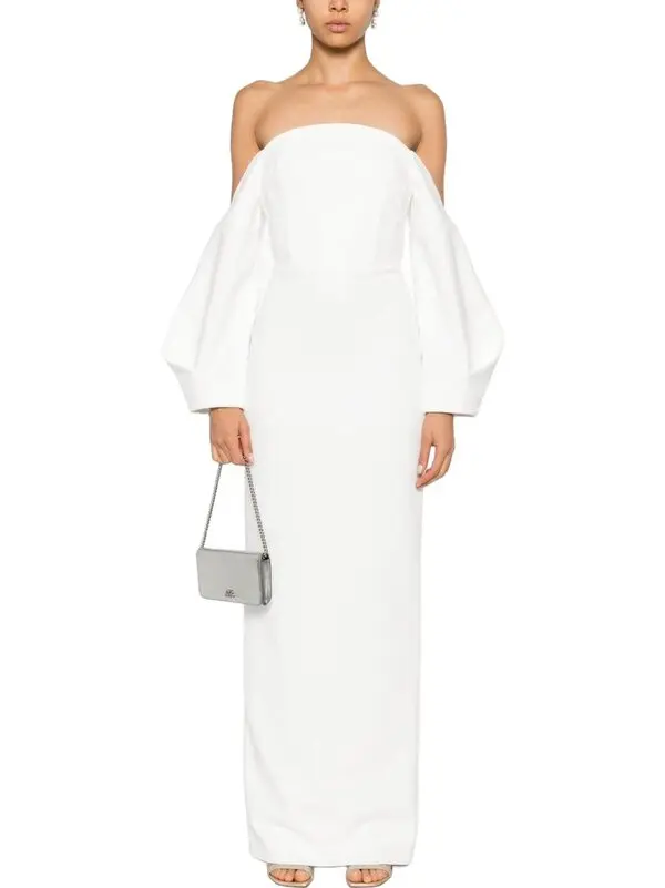 Solace London Lotta Maxi Dress - White