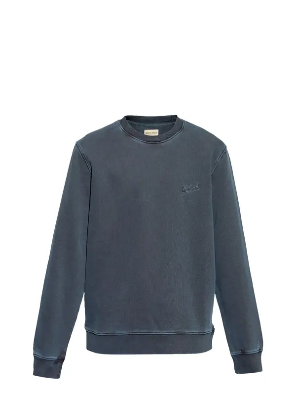Woolrich Logo-embroidered Sweatshirt - Blue