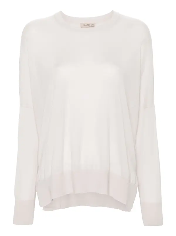 BLANCA VITA Fine-knit Sweater - Pink