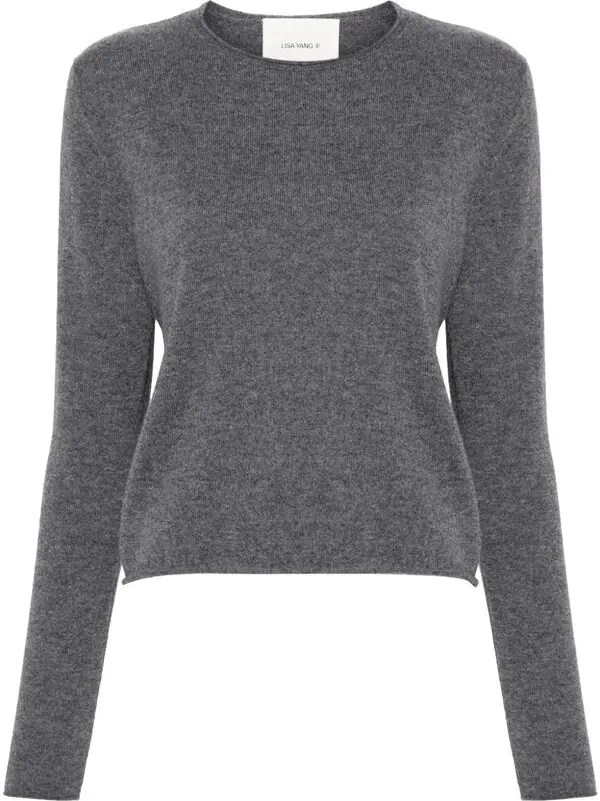 LISA YANG Ida Cashmere Sweater - Grey