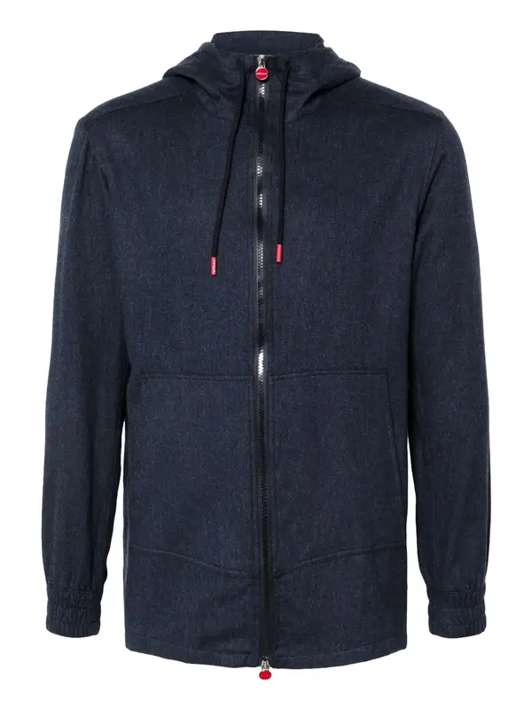 Kiton Cotton Twill Jacket - Blue