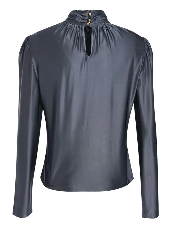Rabanne High-neck Top - Grey