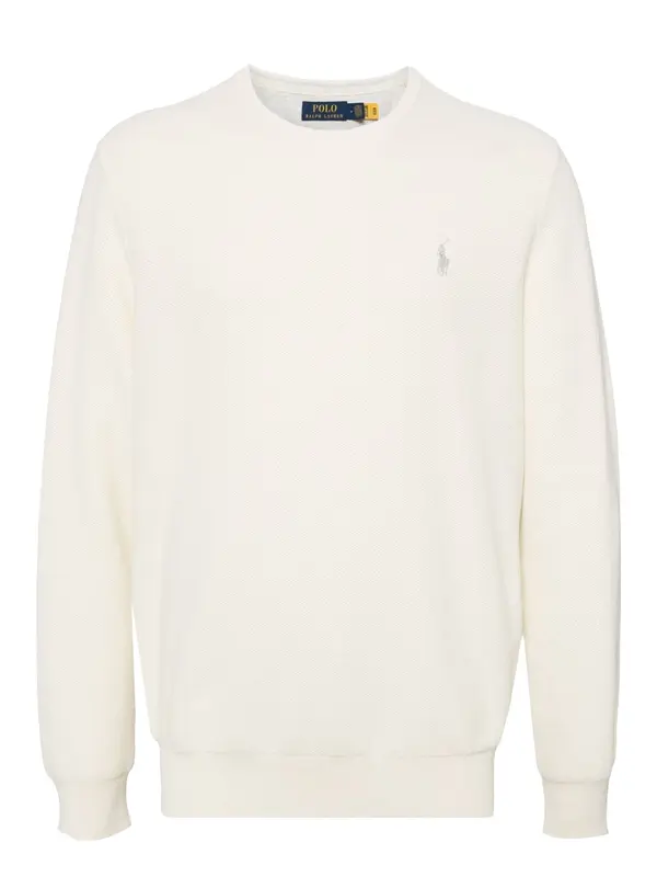 Polo Ralph Lauren Pony Motif Jumper - Neutrals